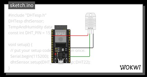 Day 2 Temperature And Humidity Wokwi Esp32 Stm32 Arduino Simulator