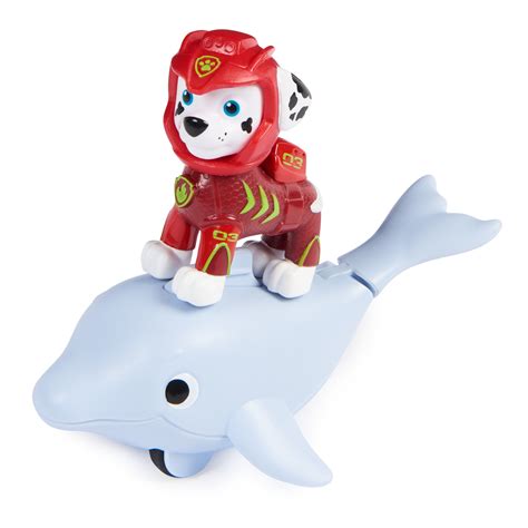 Set 2 Figurine Paw Patrol Aqua Pups Marshall Si Delfinul Emag Ro