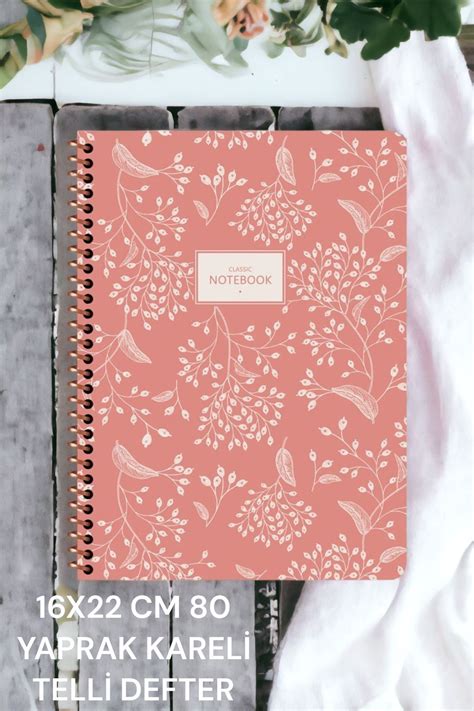 Keskin Color KARELİ 16x22 CM 80 YAPRAK KARTON KAPAK TELLİ DEFTER 60