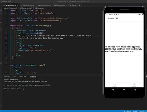 React Native Identity Card Scan App Freelancer