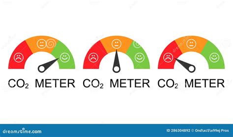 Set Of CO2 Reduce Cloud Icon Clean Global Emission Environment Eco