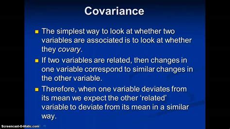 Measuring Relationships Correlation Part 1 Youtube