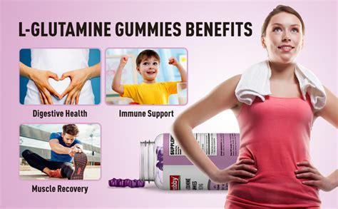 Greabby L Glutamine 500mg Gummies Energy Booster Muscle