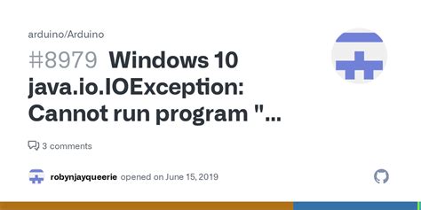 Windows 10 Ioexception Cannot Run Program Runtimetools