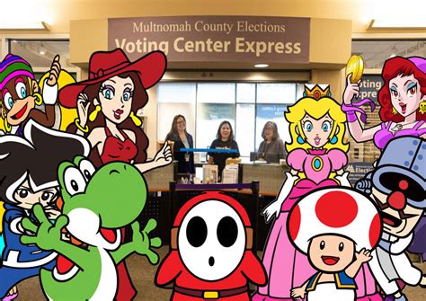 Super Mario Election By Deaththeshadow On Deviantart