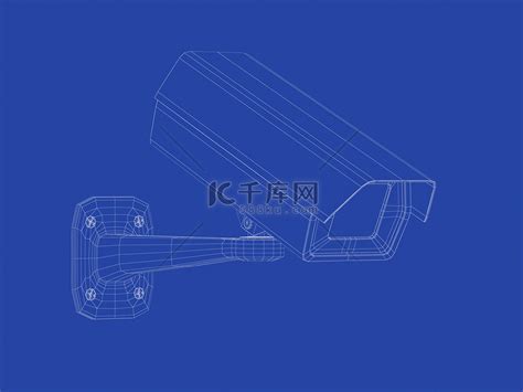 安全摄像头 3d 模型高清摄影大图 千库网
