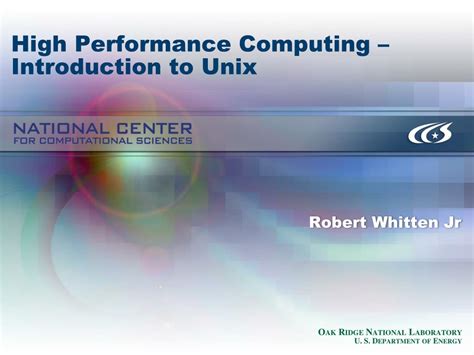 Ppt High Performance Computing Introduction To Unix Powerpoint