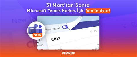 Microsoft Teams Herkes İçin Yenileniyor Peakup Teknolojİ AŞ