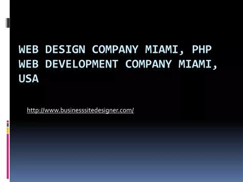 PPT Web Design WordPress E Commerce PHP Development Company PowerPoint Presentation ID
