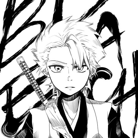I Drew Hitsugaya 😳 Rbleach