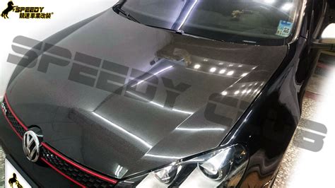 Vw 福斯 Golf 6代 Gti R20 碳纖維 Carbon 引擎蓋 Speedy 競速汽車空力套件