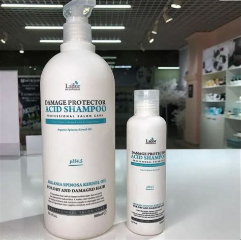 ШАМПУНЬ С АРГАНОВЫМ МАСЛОМ И КОЛЛАГЕНОМ LADOR DAMAGE PROTECTOR ACID ...