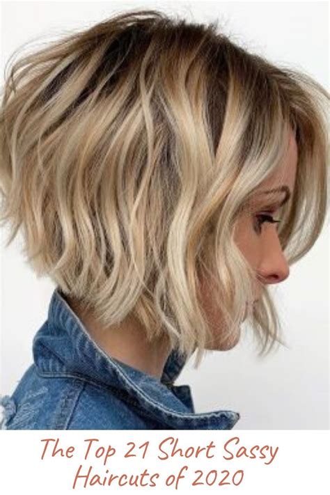 The Top 21 Short Sassy Haircuts Of 2020 Short Blue Hair Short Thin Hair Thin Hair Styles For