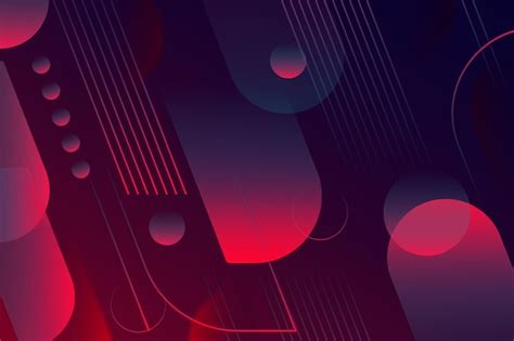 Geometrische Achtergrond Met Kleurovergang Gratis Vector