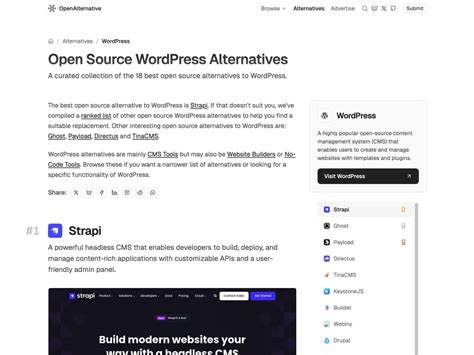 Saas 太貴？openalternative 幫你找到最佳開源替代方案 免費資源網路社群