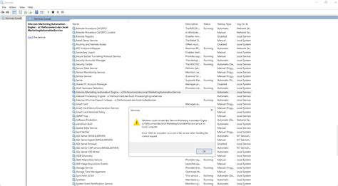 Sitecore SIF Installation Failed To Start Service Sitecore Marketing Automation Engine