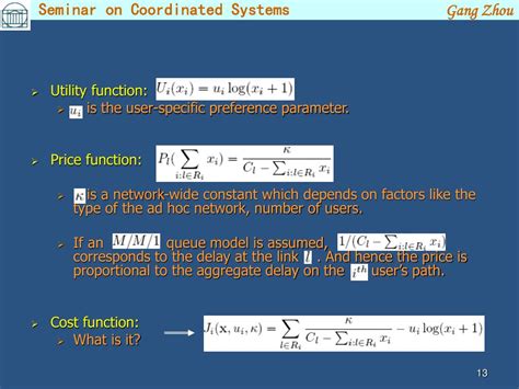 Ppt A Game Theoretic Framework For Congestion Control In General