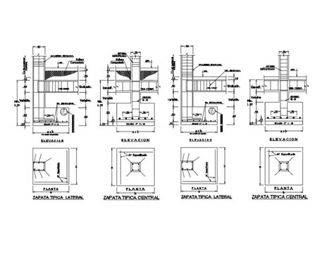 Foundation Plan Structure Constructive Details Dwg File Artofit
