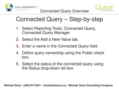 Ppt Connected Query Overview The Basics Of Connected Query How To Use