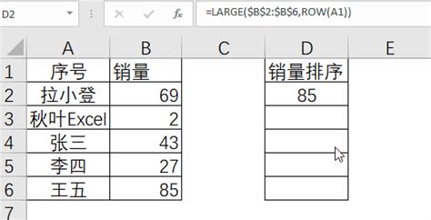 Row函数的使用方法：六种妙用技巧，强烈安利！