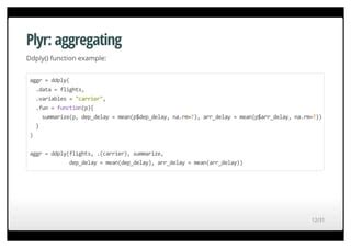 Fast Data Munging In R Ppt