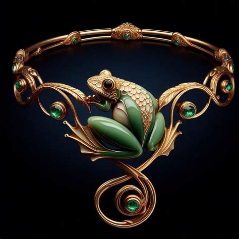 Art Nouveau Jewelry Ren Lalique Style Dalle Prompt Promptsideas