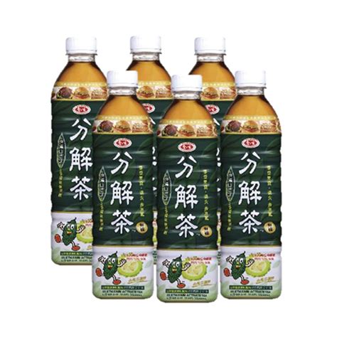【愛之味】健康的油切分解茶 無糖590ml6入 全聯全電商