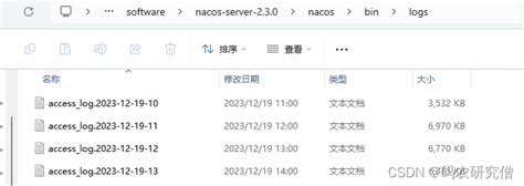 关于nacos各日志以及解决nacos中疯狂输出日志的问题nacos日志 Csdn博客