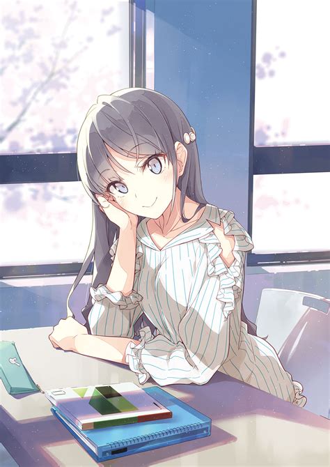 Sakurajima Mai Seishun Buta Yarou Highres Official Art Promotional