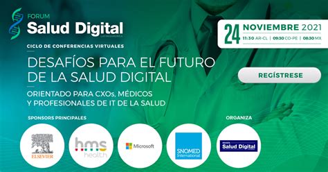 El de noviembre se realizará la conferencia en línea Desafíos para el futuro de la Salud