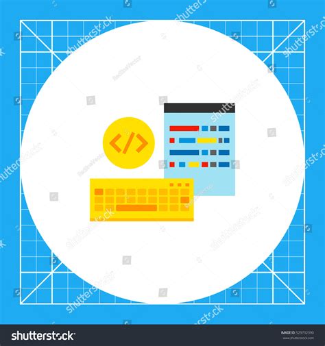 programming concept icon stock vector royalty free 529732390