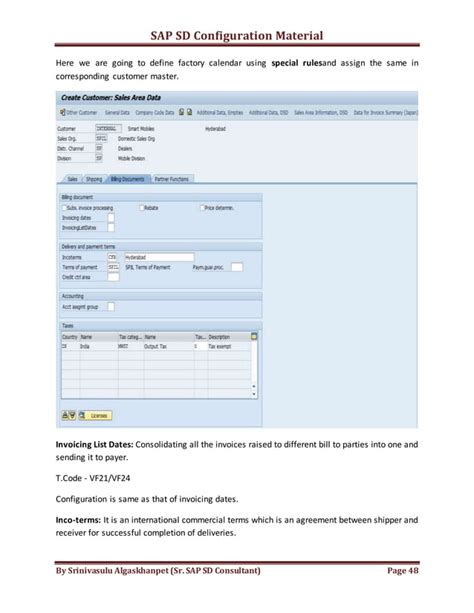 Sap Sd Configuration Document Docx Office Property Real Estate