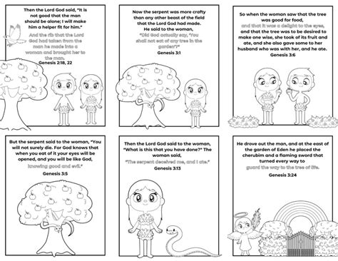 Sunday School Coloring Pages Adam And Eve 2025