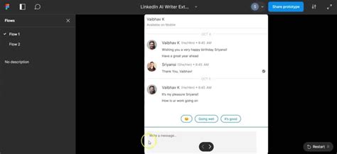 uiux prototypedesign productdesign linkedinextension ai