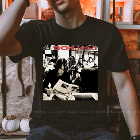 Bon Jovi Slippery When Wet Tour T Shirt Unisex Tshirt