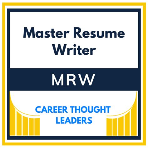 Master Resume Writer Credly