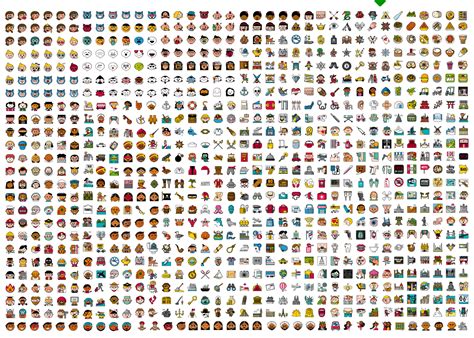 Line 1 000 Emojis On Behance