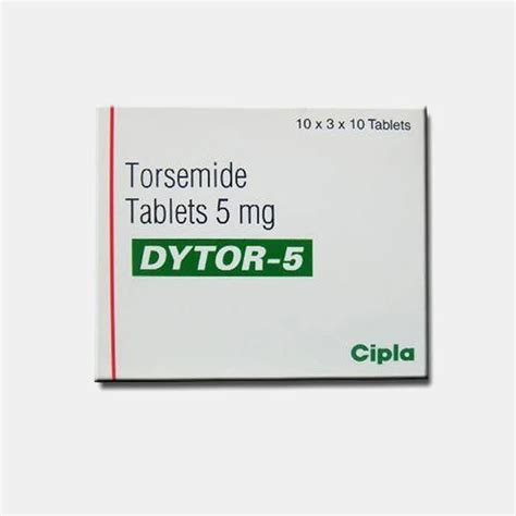 Dytor Torasemide Tablets 15 Tablet Packaging Type Box At ₹ 165 Stripe In Nagpur