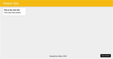 Practice Codesandbox