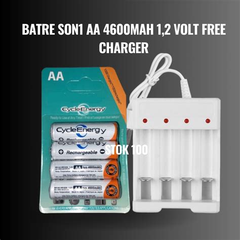 Jual Baterai Batere Sony Sony AA Rechargeable Bisa Di Cas Ulang 4600mAh