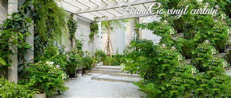 Foundgo Clear Vinyl Curtains16oz Outdoor Gazebo Enclosure