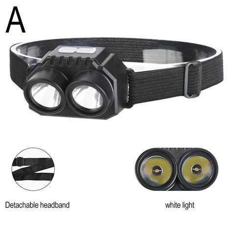 Lampe Frontale LED Rechargeable USB Phare LED Puissante Torche Etanches Walmart