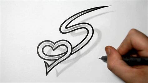 Letter S And Heart Combined Tattoo Design Ideas For Initials Youtube