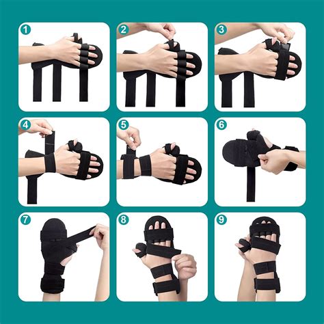 Sylong Stroke Resting Hand Splint Carpal Tunnel Wrist Brace For