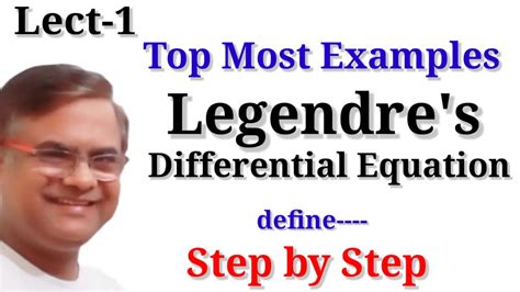 Legendre Function Legendre S Differential Equations Legendre