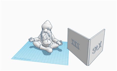 Stl File Sex Addicted Gnome With Thick Cock・3d Print Object To Download
