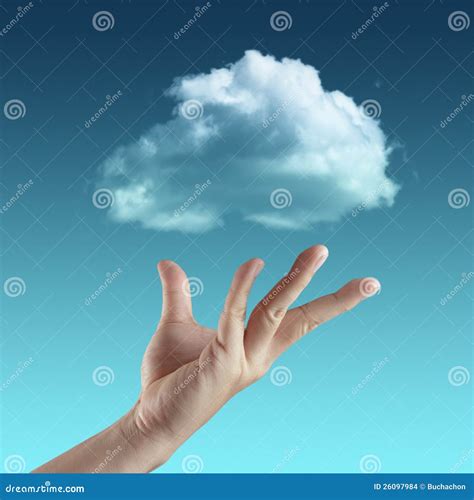Cloud Computing Concept Stock Photo Image Of Holding