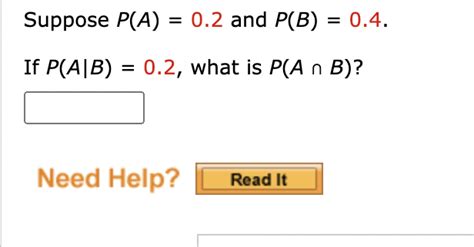 Solved Suppose P A And P B If P AB What Is Chegg Com