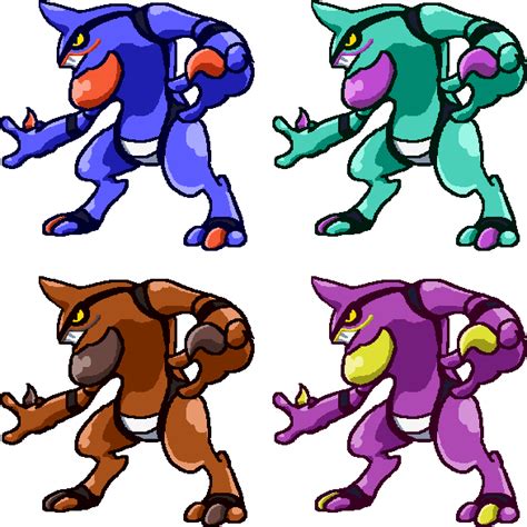 Toxicroak Sprite By Fakeromons On Deviantart