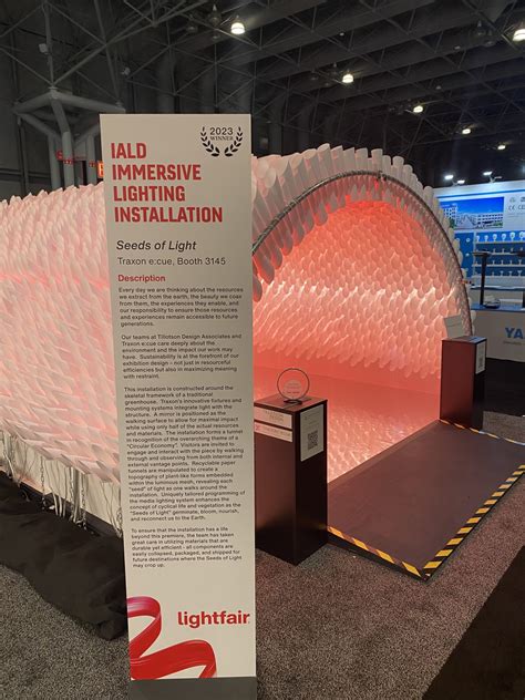 Lightfair Immersive Lighting Installations Traxon Ecue North America